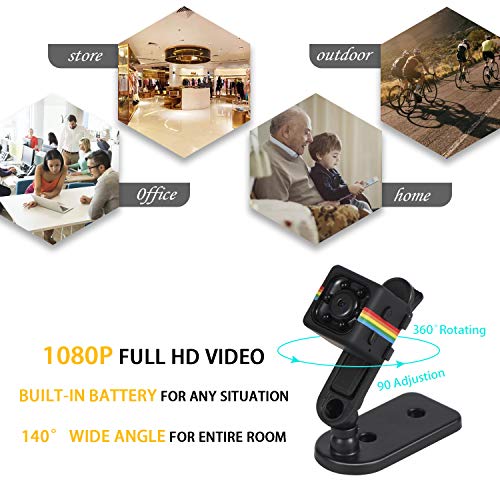 Mini Spy Camera 1080P with 32G SD Card, Wireless Hidden Camera with ...