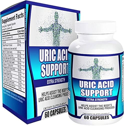 Uric Acid Cleanse Support Supplement (All-in-1) Herbal Formula with 14 ...