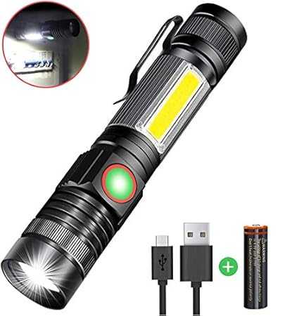 Karrong Strong Magnetic Led Torch USB Rechargeable Super Bright ...