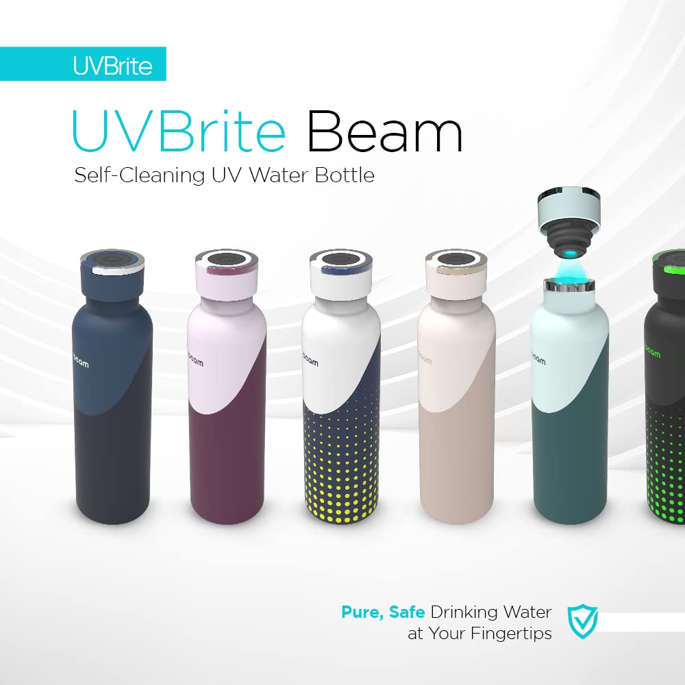 Mua UVBRITE Beam Self-Cleaning UV Water Bottle - 24 Oz Insulated ...