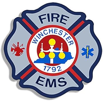 Amazon.com: American Vinyl Fire Chaplain Maltese Shaped Sticker ...