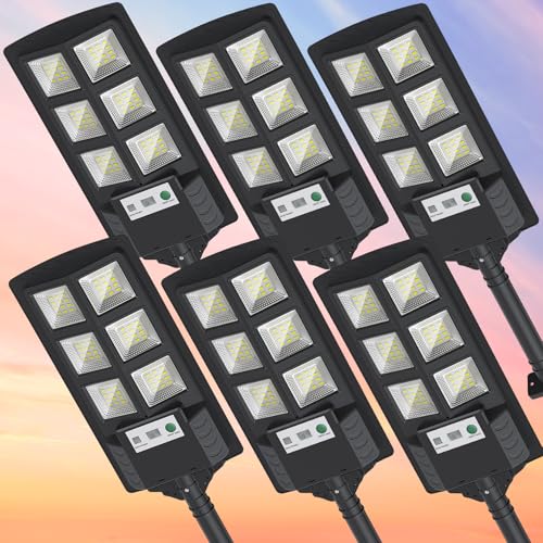 wudor-H2 150w Solar Lights Outdoor, Waterproof LED Solar Powered ...