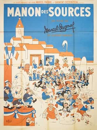 Manon des sources 1952 Original France Grande Movie Poster Marcel ...