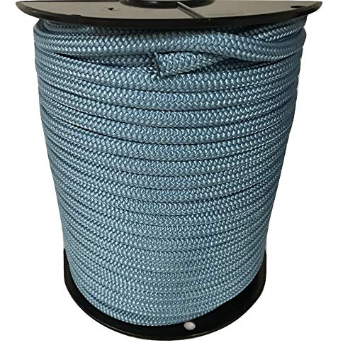 Double Braid Nylon Rope 1/2 inch, Light Blue (150) - - Amazon.com