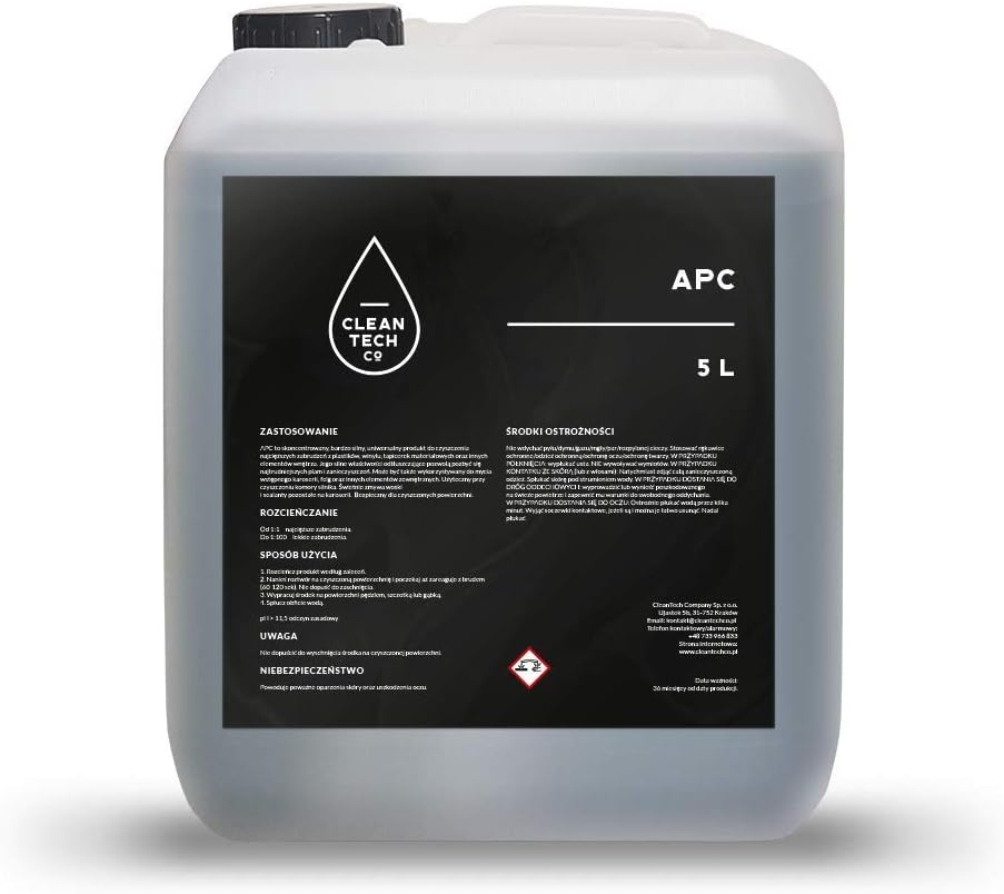 Amazon.fr : CleanTech APC Nettoyant universel Nettoyant auto 5 l