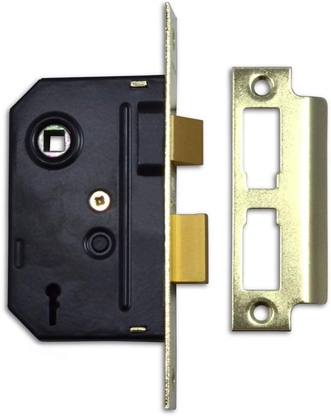 Union Locks 2295 2-Lever Mortice Sash-Lock 63mm - Polished Brass (Boxed ...