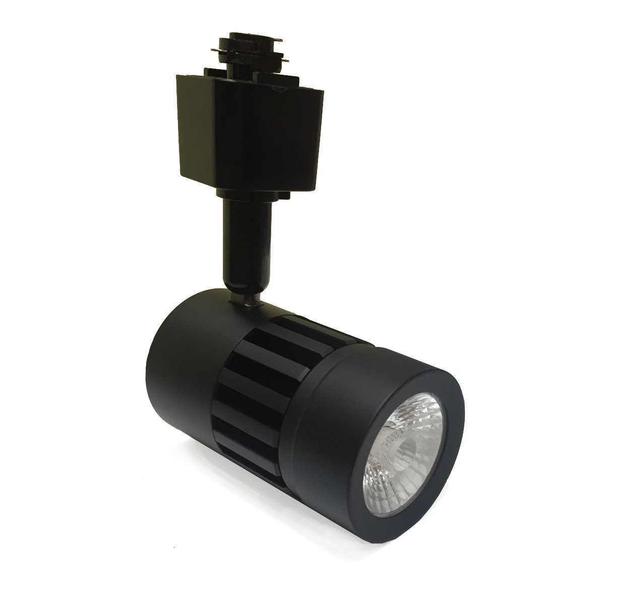 Infinity Green Lighting IG-TR011-9W-30K-BK 9W 3-Wire Round Led Track ...