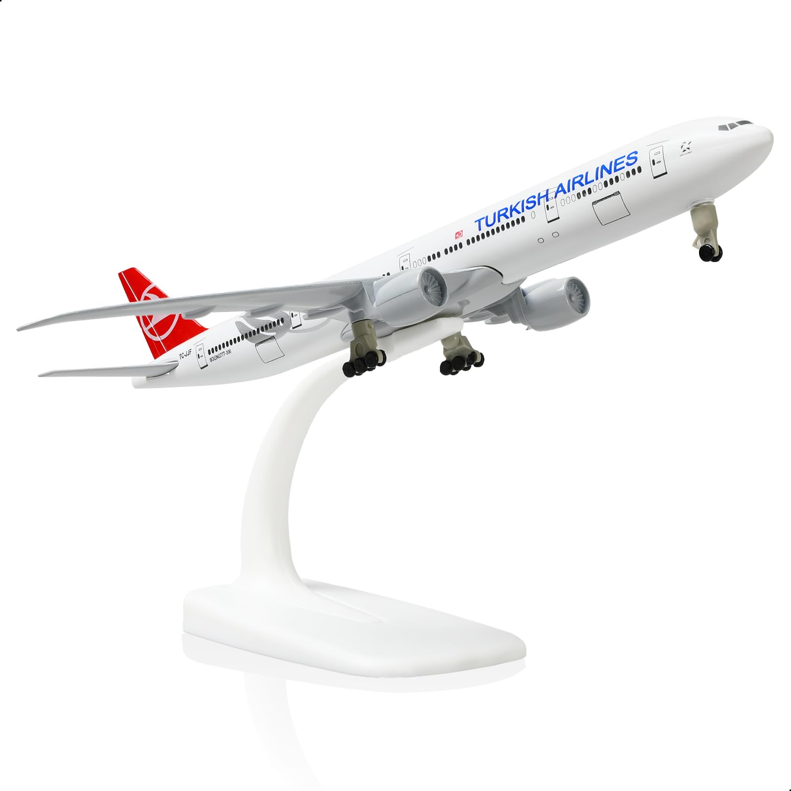 Mua QIYUMOKE Boeing 777 Turkish 1/300 Diecast Metal Airplane Model with ...