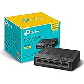 TP-Link LS1005G, Switch Gigabit no administrable, 5 puertos Gigabit, Diseño de escritorio, Plug ...