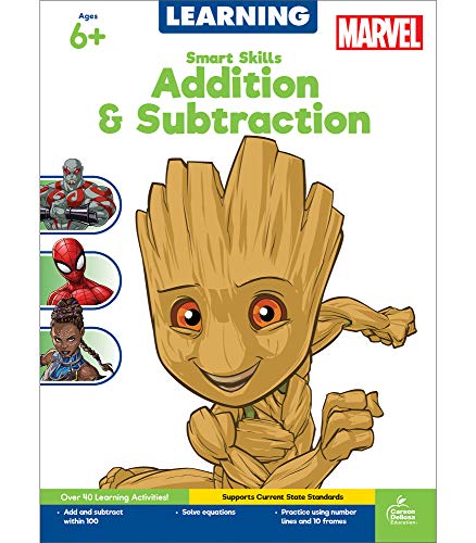 Learning Smart Skills Addition and Subtraction Marvel Workbook―Grades 1 ...