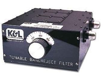K&L Microwave Tunable Band Reject Filter, Tuning Range 50 to 100 MHz ...