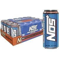 Amazon.com : NOS High Performance Energy Drink 16 oz. cans, 24 pk. A1 ...