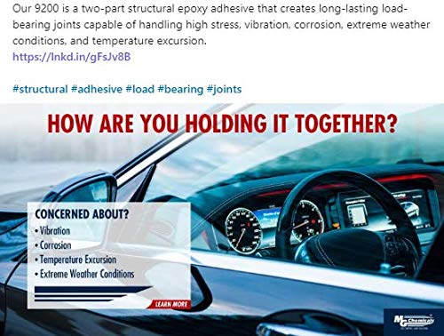 MG Chemicals 9200 Structural Epoxy Adhesive 25 mL Dual Dispenser – BigaMart