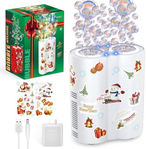 PANACARE Fireworks Bubble Machine Automatic Bubble Machine with 240 ml ...