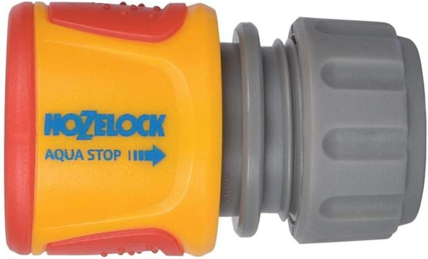 Hozelock 2075 0000 Conector AquaStop (12,5 mm y 15 mm) soft touch Water ...