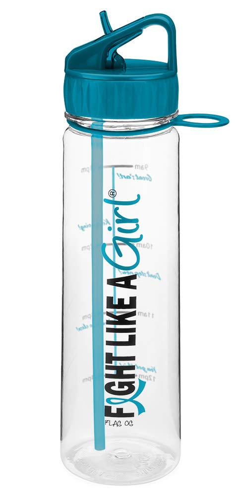 Amazon.com: 10 Teal Awareness Ribbon Pins Ovarian cancer, cervical ...