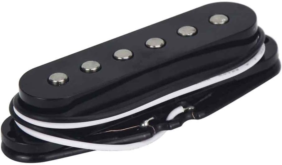 FLEOR Flat Pole Piece Pickups Alnico 5 Single Coil Pickup for ...