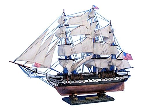 Handcrafted Nautical Decor USS Constitution 30" - Wood Tall Ship Model ...