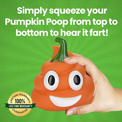 Halloween Pumpkin Poop Emoji - Lights Up and Farts - Great Halloween ...