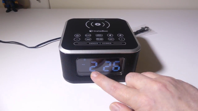 Watch InstaBox W33 Wireless Charging Alarm Clock on Amazon Live