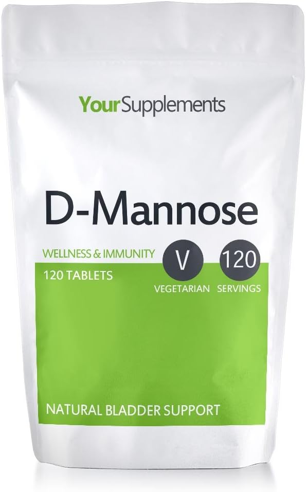 D-Mannose Tablets | 1000mg X 120 | Double Strength | A Natural & Safe ...