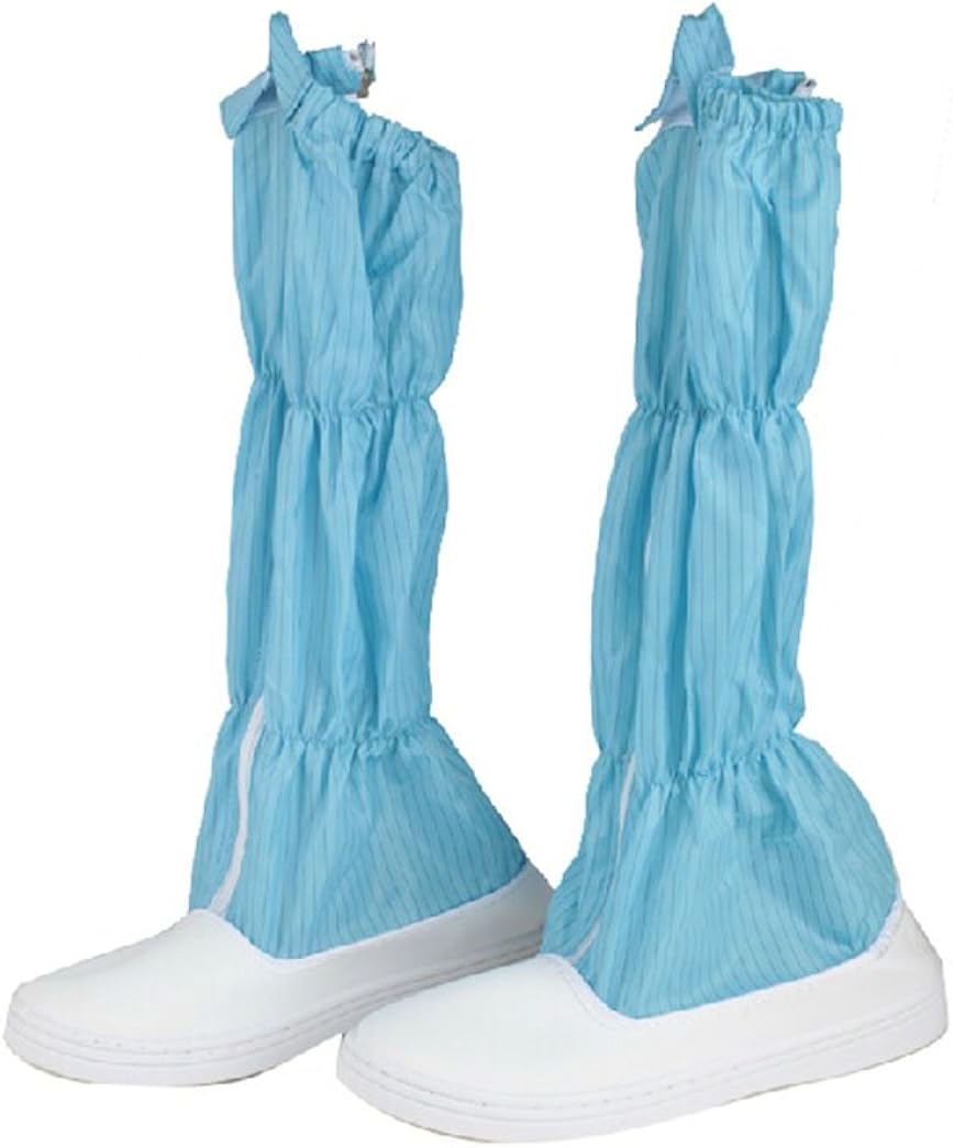 Amazon.com | ESD High Leg Boots Antistatic Nonslip Sole Flat Anti ...
