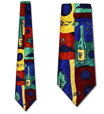 Amazon.com: Wine Ties Wine Color Neckties Alcohol Tie Mens Necktie ...
