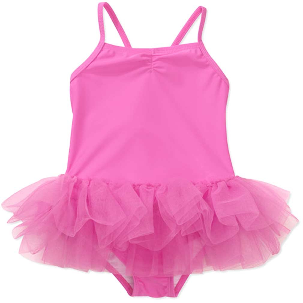 Amazon.com: OP® Girl's Toddler Pink "Princess" Bathing Suit with SPF-50 ...