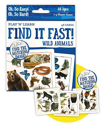 Find It Fast Wild Animals Card Games for Kids Card Games Travel Games ...