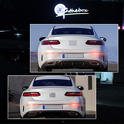 GTinthebox Smoked Lens LED Rear Bumper Reflector Brake Tail Fog Lights ...