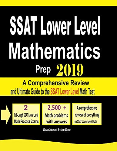 Mua SSAT Lower Level Mathematics Prep 2019: A Comprehensive Review and ...