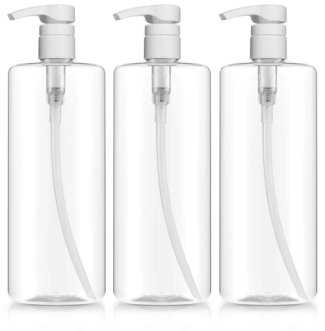 Pump Bottles Shampoo Pump 1 Liter Empty Shampoo , 32oz(1Liter), BPA ...