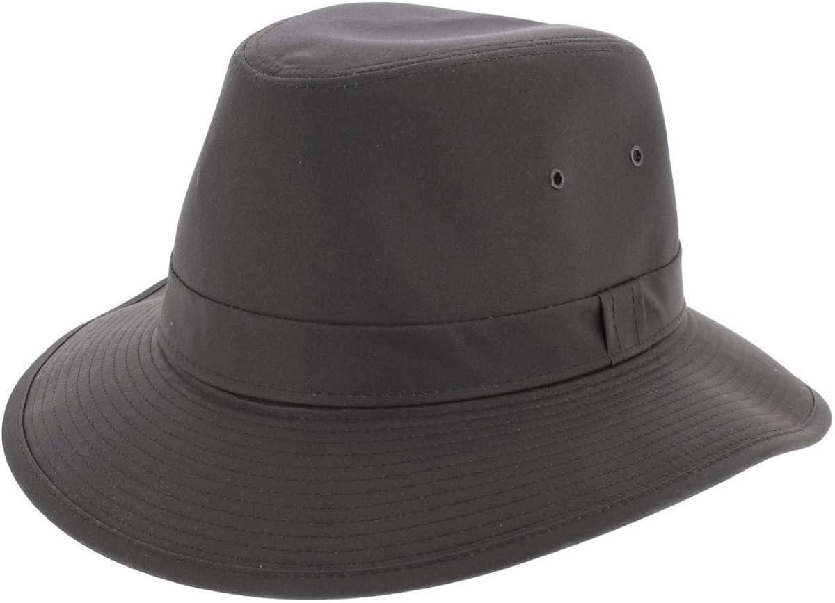 Crambes Traveller Cortez Cotton Hat Brown: Amazon.co.uk: Clothing