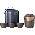 Amazon.com | Portable Travel Tea Sets with Case, Tea Infuser Chinese ...