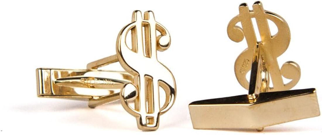 Amazon.com: Official Atlas Shrugged "Sign of the Dollar" Cuff Links ...