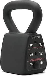 PowerBlock Adjustable Kettlebell, Black, 35 lb, Kettlebells - Amazon Canada