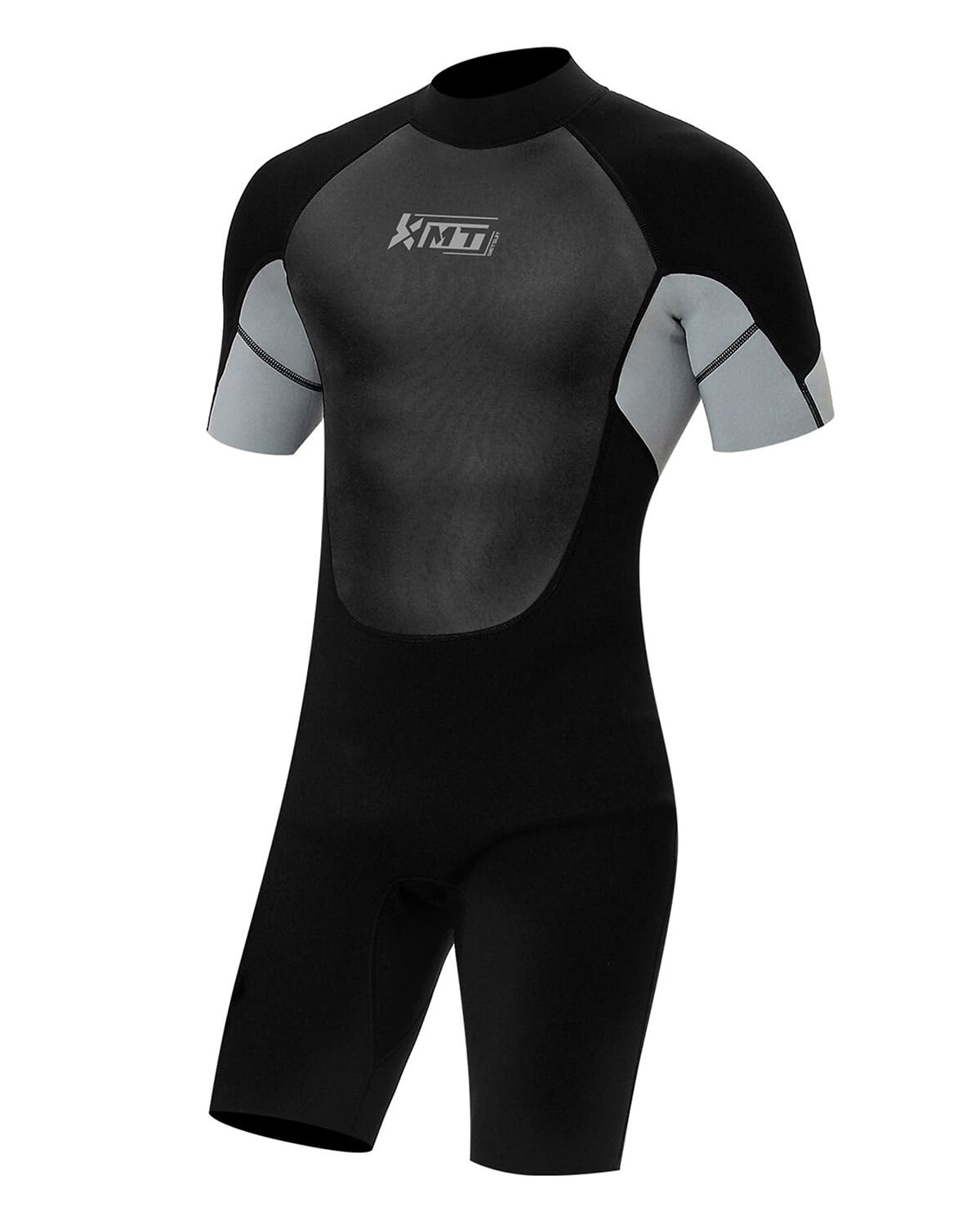 KMT Wetsuit for Men, Mens Shorty Wetsuits 2mm Back Zip Wet Suits High ...