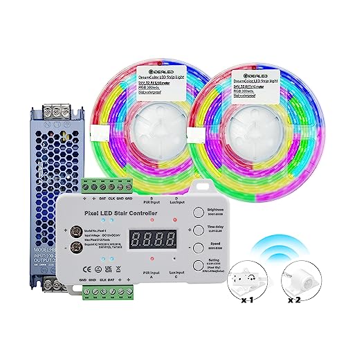 Mua GIDEALED PIR Motion Sensor Addressable Stair Light Strip 65.6ft Kit ...