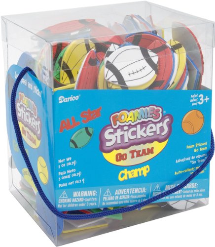 Buy Foam Stickers 6 Ounces-Go Team - Foam Stickers 6 Ounces-Go Team ...