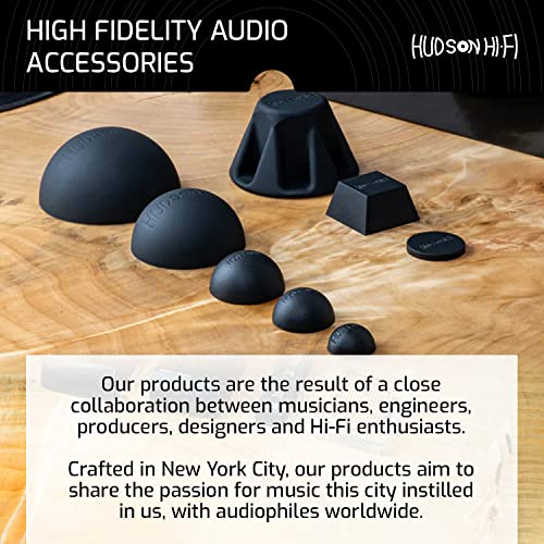 1.25" Platinum Silicone Speaker Isolation Pads - 4-Pack Non-Skid ...