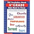 Amazon.com: 240 Vocabulary Words 4th Grade Kids Need To Know: 24 Ready ...
