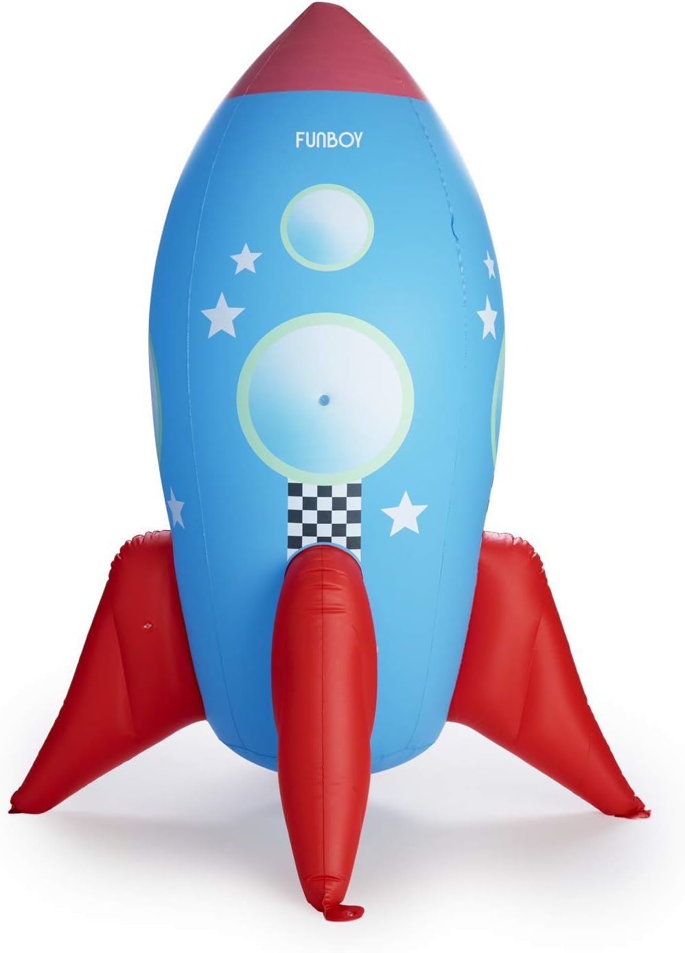 FUNBOY Giant Inflatable Kids Rocketship Sprinkler, Perfect for Backyard ...