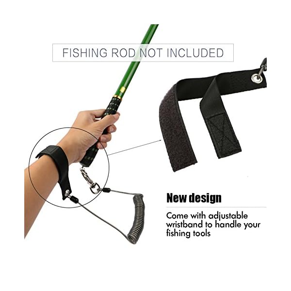 Goture Retractable Fishing Lanyard Heavy Duty Coiled Extension Cord ...