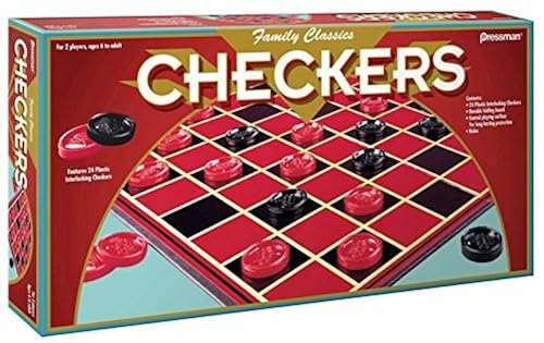 Pressman Family Classics Checkers -- with Folding Board and ...