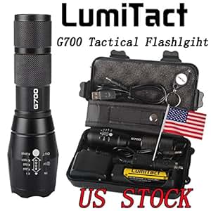 Amazon.com: LumiTact Genuine G700 LED Tactical Flashlight Military ...
