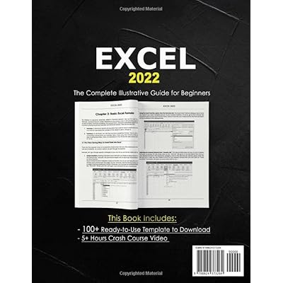 Buy Excel 2022: The Complete Illustrative Guide for Beginners to Learning any Fundamental ...