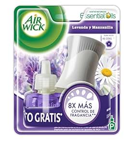Air Wick Aromatizante de Ambiente Continuo, Aparato Eléctrico y Repuesto, Lavanda Manzanilla ...