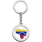 Amazon.com: Keychain Nicaragua Map National Flag Keychain 3D Crystal ...