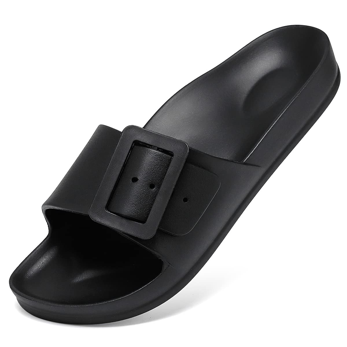 L LOUBIT Cloud Slides for Women with Arch Support Pillow Soft Recovery ...