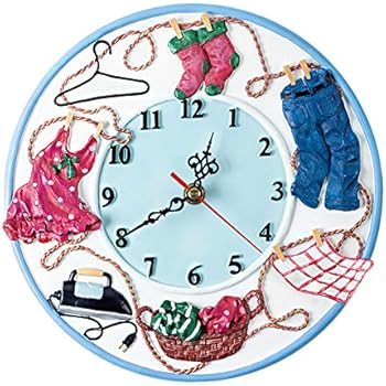 Amazon.com: Vintage Laundry Room Wall Clock, Available in 8 sizes, Most ...